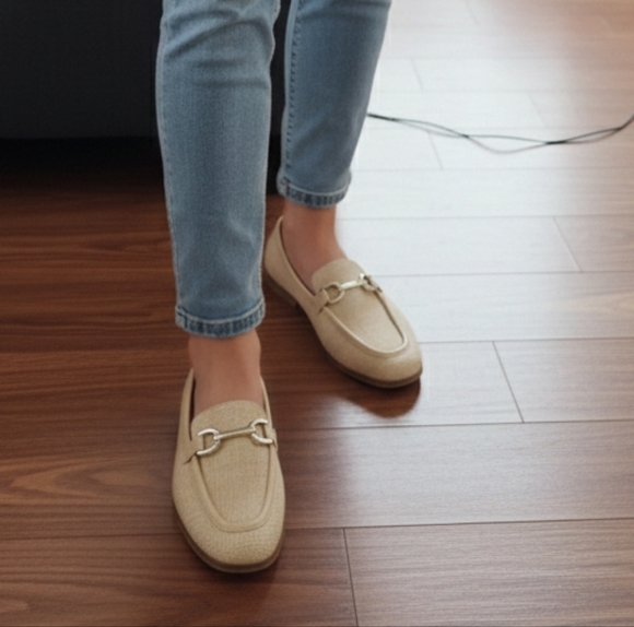 12 Thompson | Shoes | 2 Thompson Womens Neutral Beige Woven Texture ...